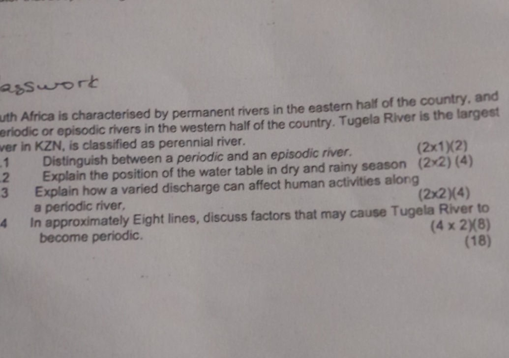 1. Distinguish between a periodic and an | StudyX