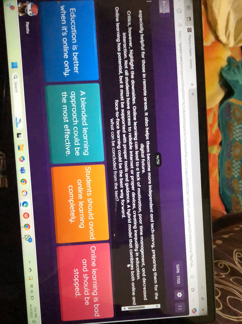 What can be concluded from the text? | StudyX