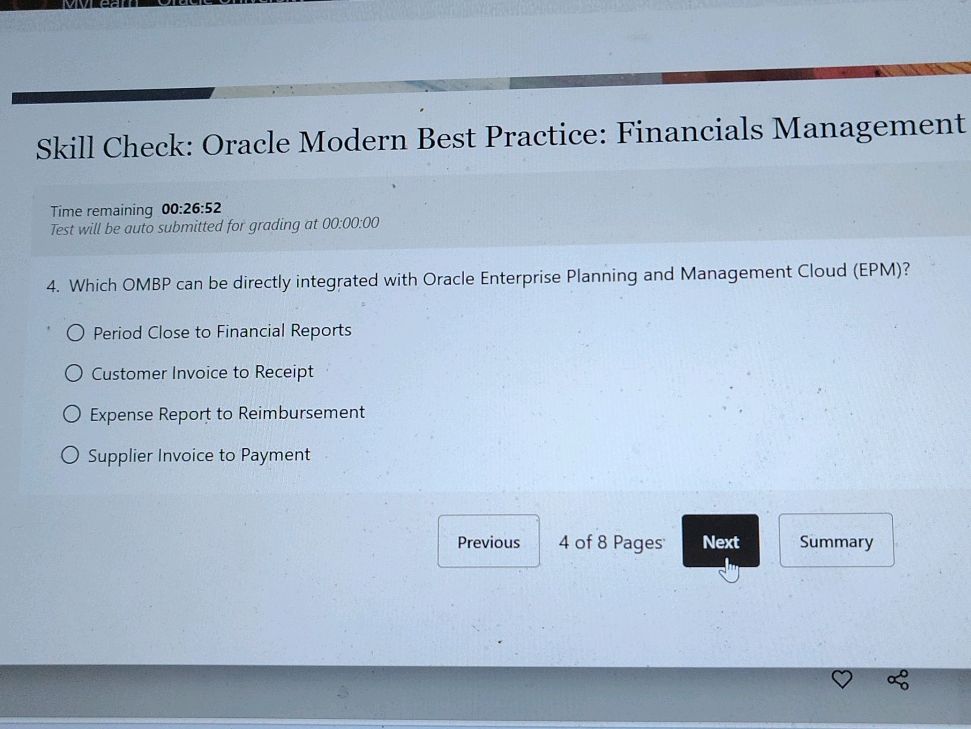 4. Which OMBP can be directly integrated | StudyX