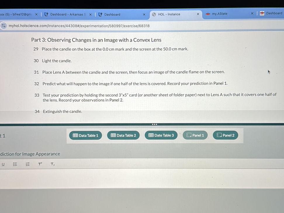 Part 3: Observing Changes in an Image with a | StudyX