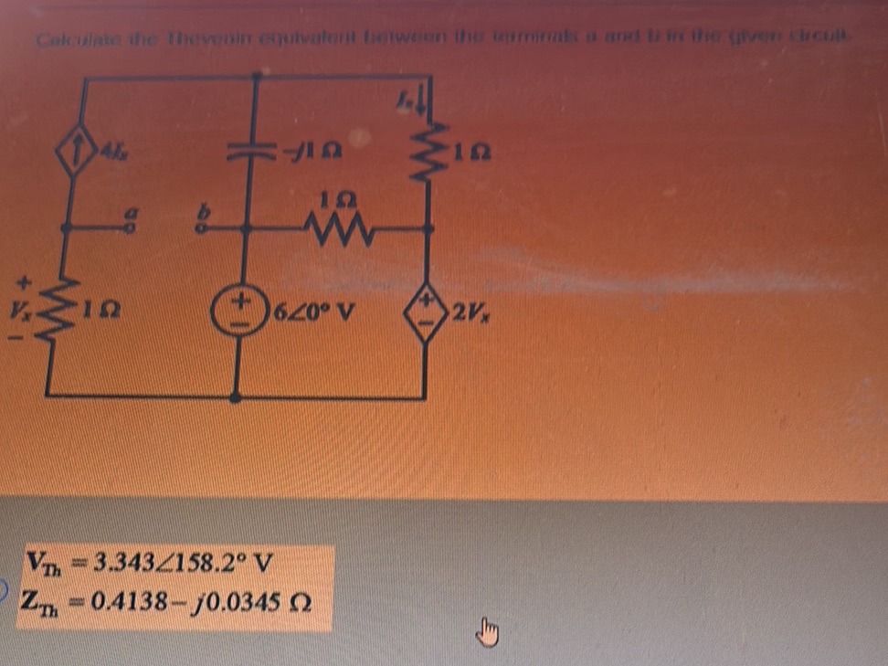 Calculate the Thevenin equivalent between | StudyX