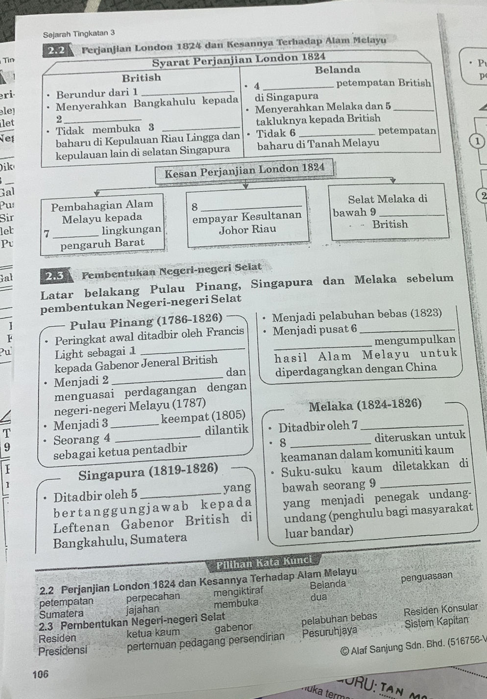2. 2 Perjanjian London 1824 dan Kesannya | StudyX