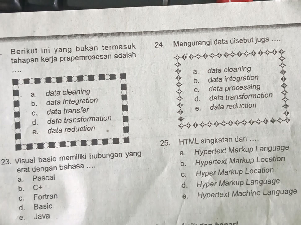 23. Visual basic memiliki hubungan yang erat | StudyX