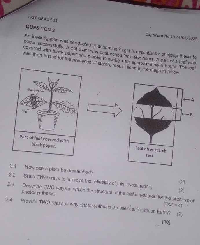 An investigation was conducted to determine | StudyX