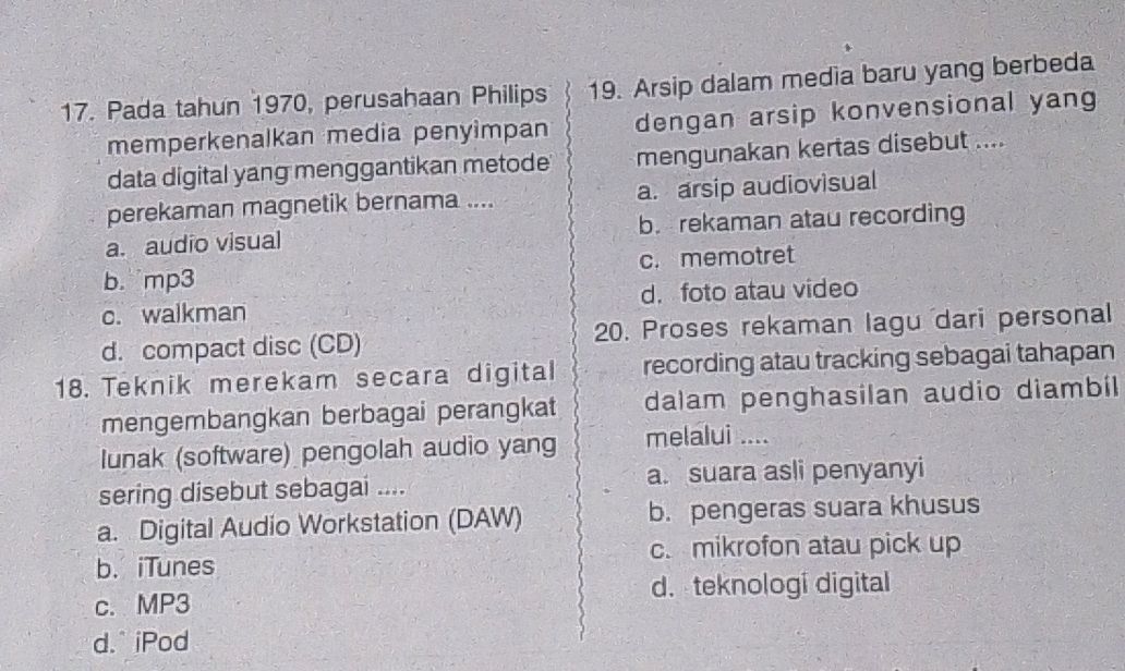 17. Pada tahun 1970, perusahaan Philips | StudyX