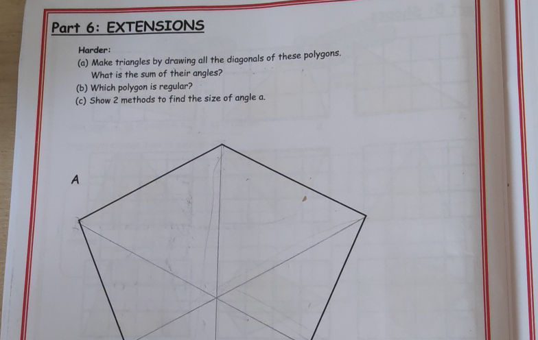 (a) Make triangles by drawing all the | StudyX