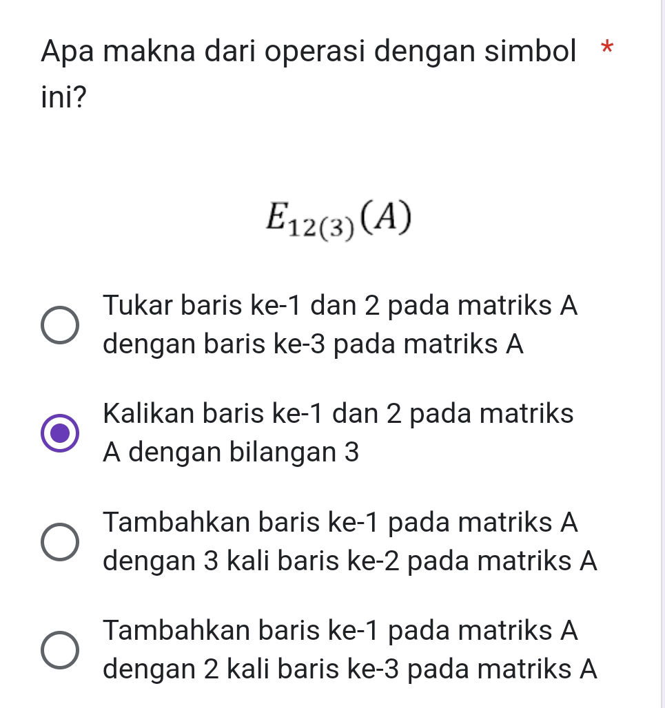 Apa makna dari operasi dengan simbol ini? | StudyX