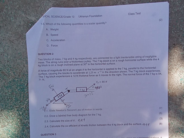 1.5. Which of the following quantities is a | StudyX