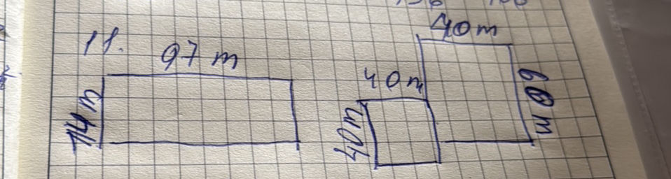 11. There are several rectangles with | StudyX