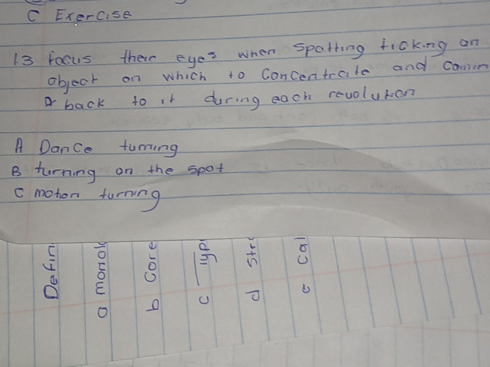 13 focus their eyes when spotting ticking on | StudyX