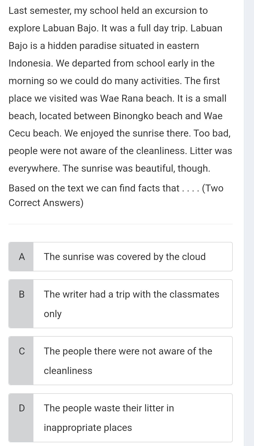 Based on the text we can find facts that . . | StudyX