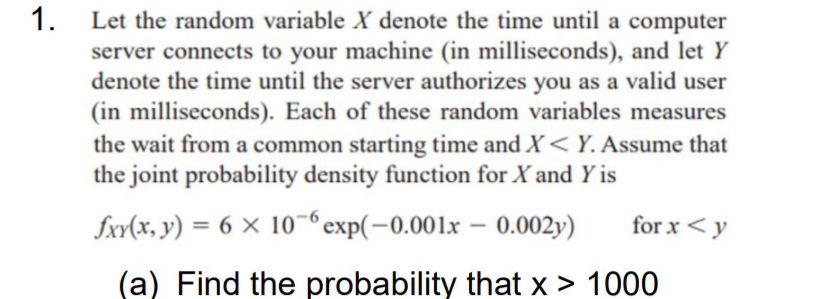 1. Let the random variable $X$ denote the | StudyX