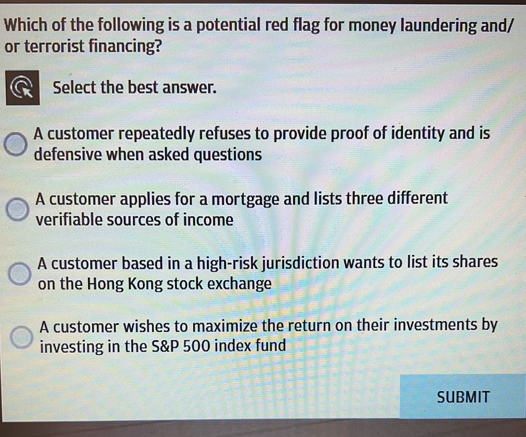Which of the following is a potential red | StudyX