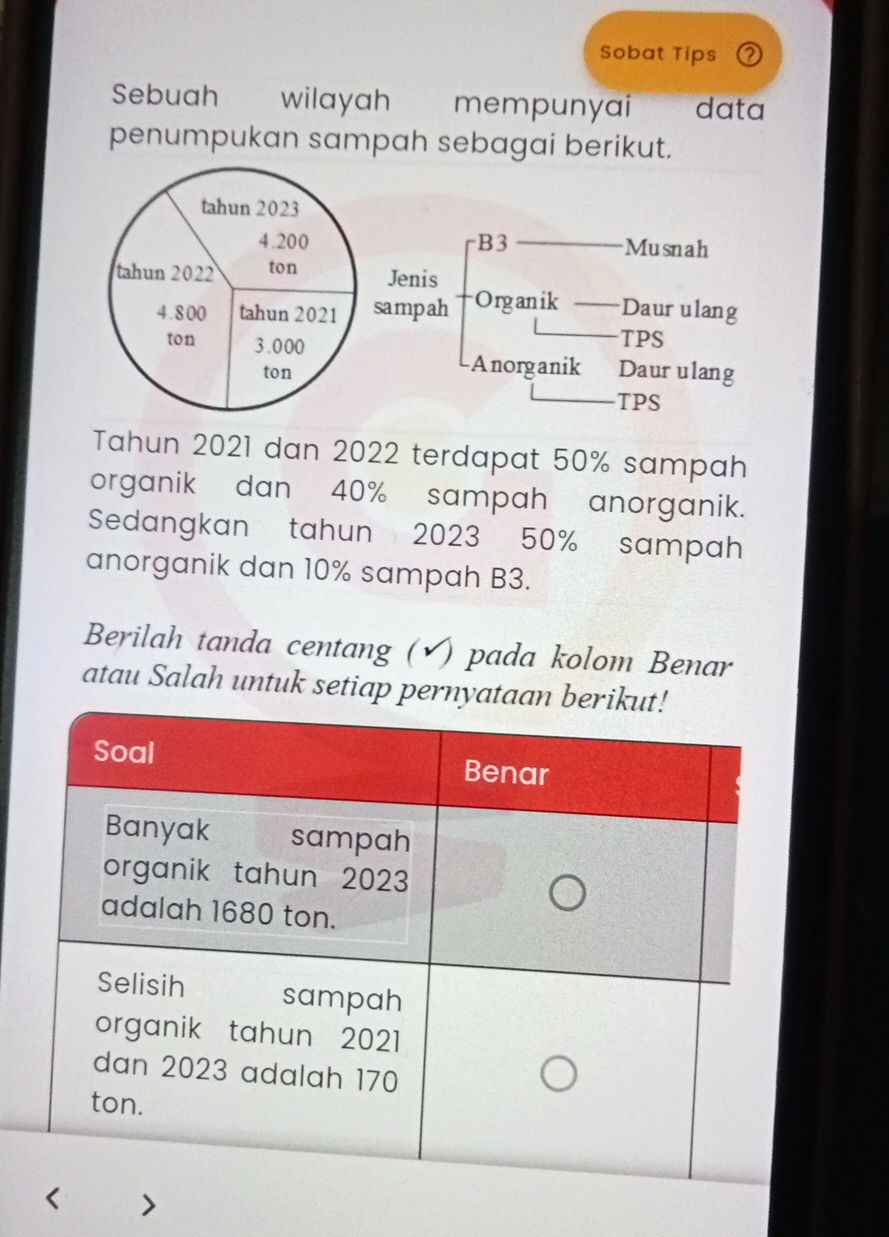 Sebuah wilayah mempunyai data penumpukan | StudyX