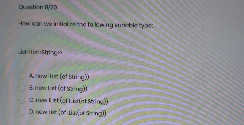 How can we initialize the following variable | StudyX