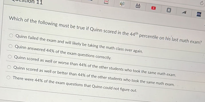 Which of the following must be true if Quinn | StudyX