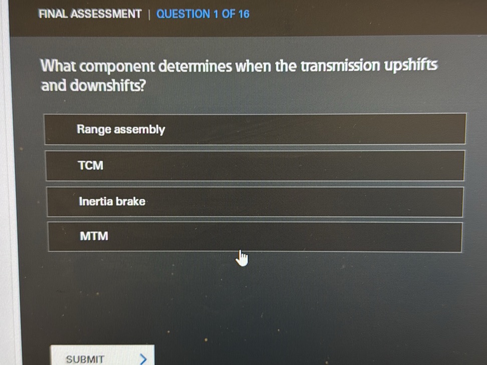 What component determines when the | StudyX