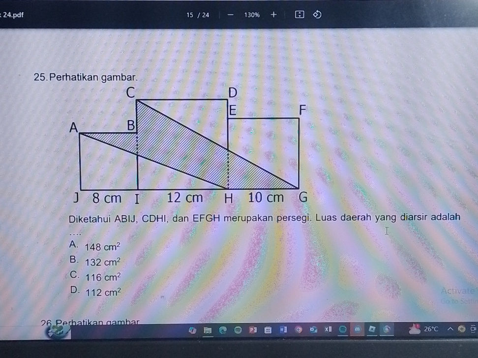 25. Perhatikan gambar. Diketahui ABIJ, | StudyX