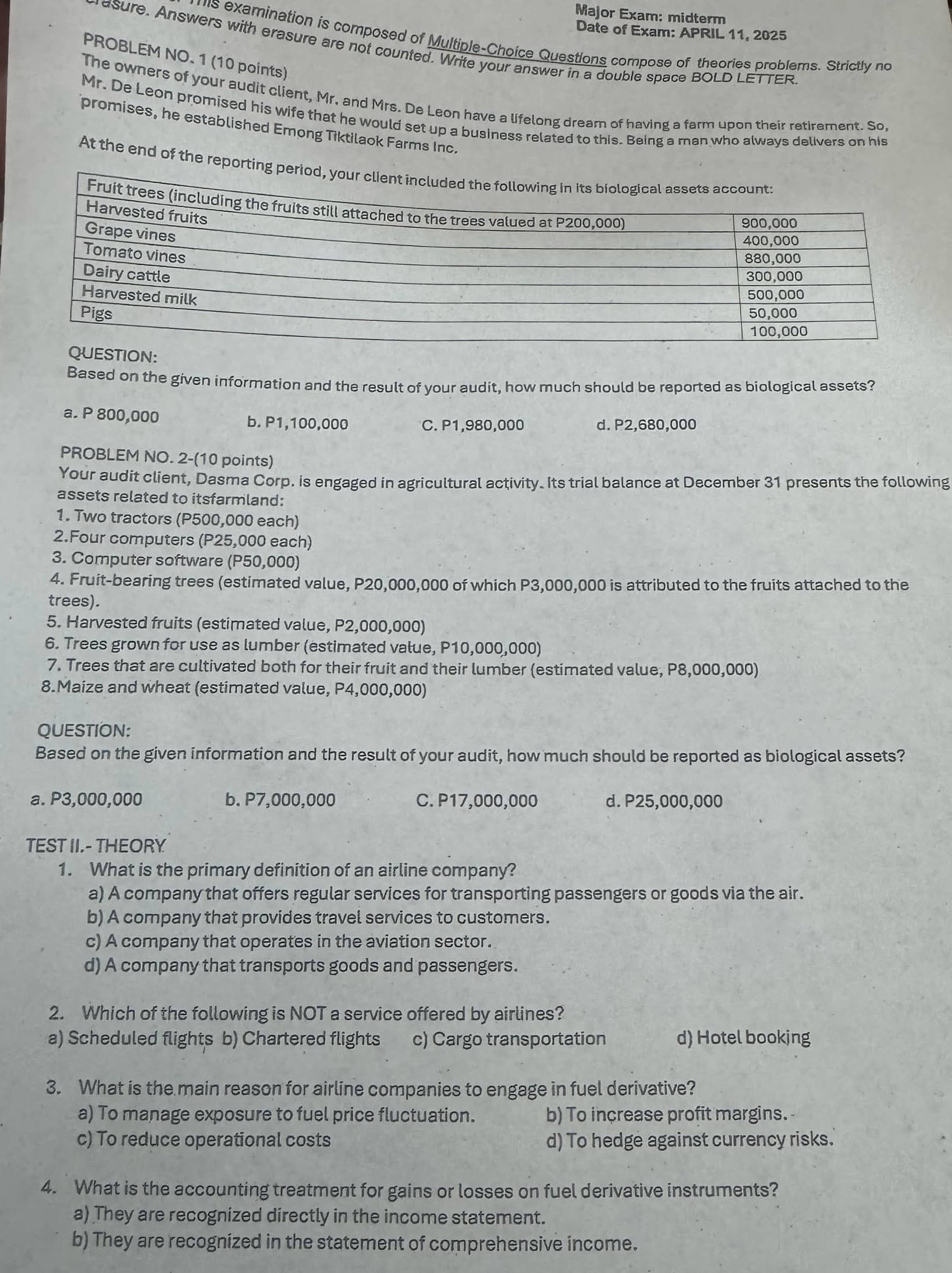 PROBLEM NO. 1 (10 points) Based on the given | StudyX