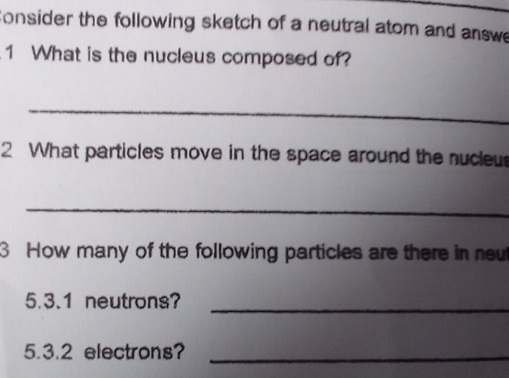 Consider the following sketch of a neutral | StudyX