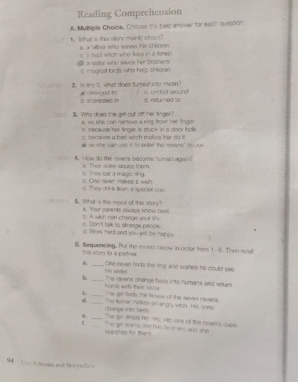 A. Multiple Choice. Choose the best answer | StudyX