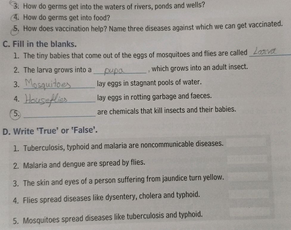 3. How do germs get into the waters of | StudyX