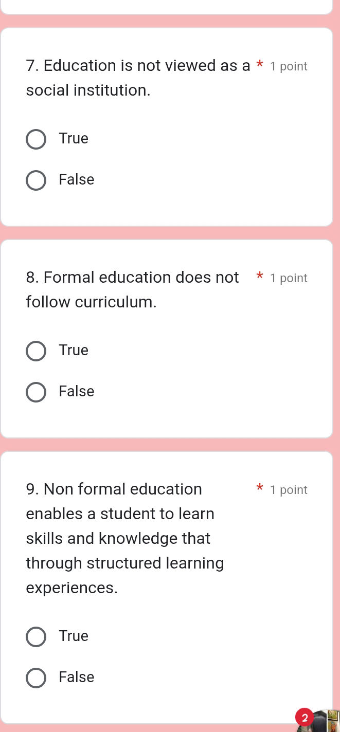 7. Education is not viewed as a social | StudyX