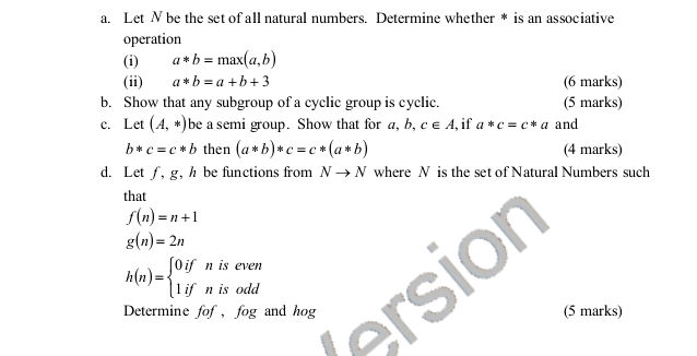 a. Let $N$ be the set of all natural | StudyX