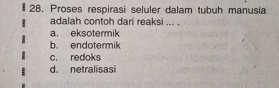 28. Proses respirasi seluler dalam tubuh | StudyX