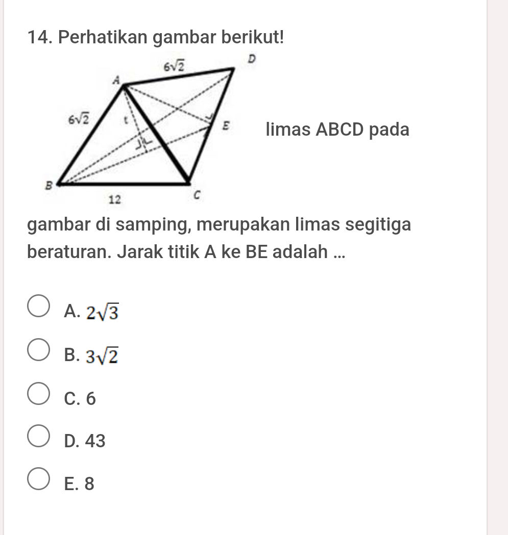 14. Perhatikan gambar berikut! ``` ``` | StudyX