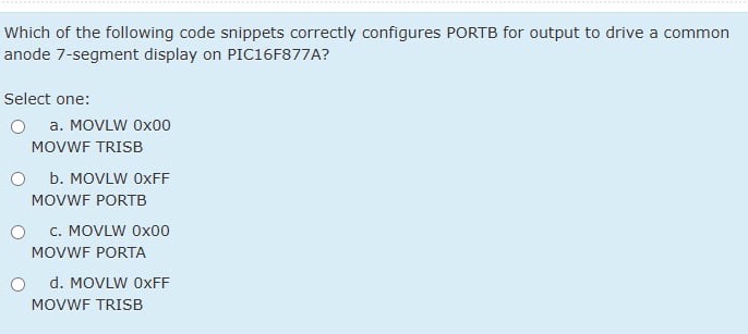 Which of the following code snippets | StudyX