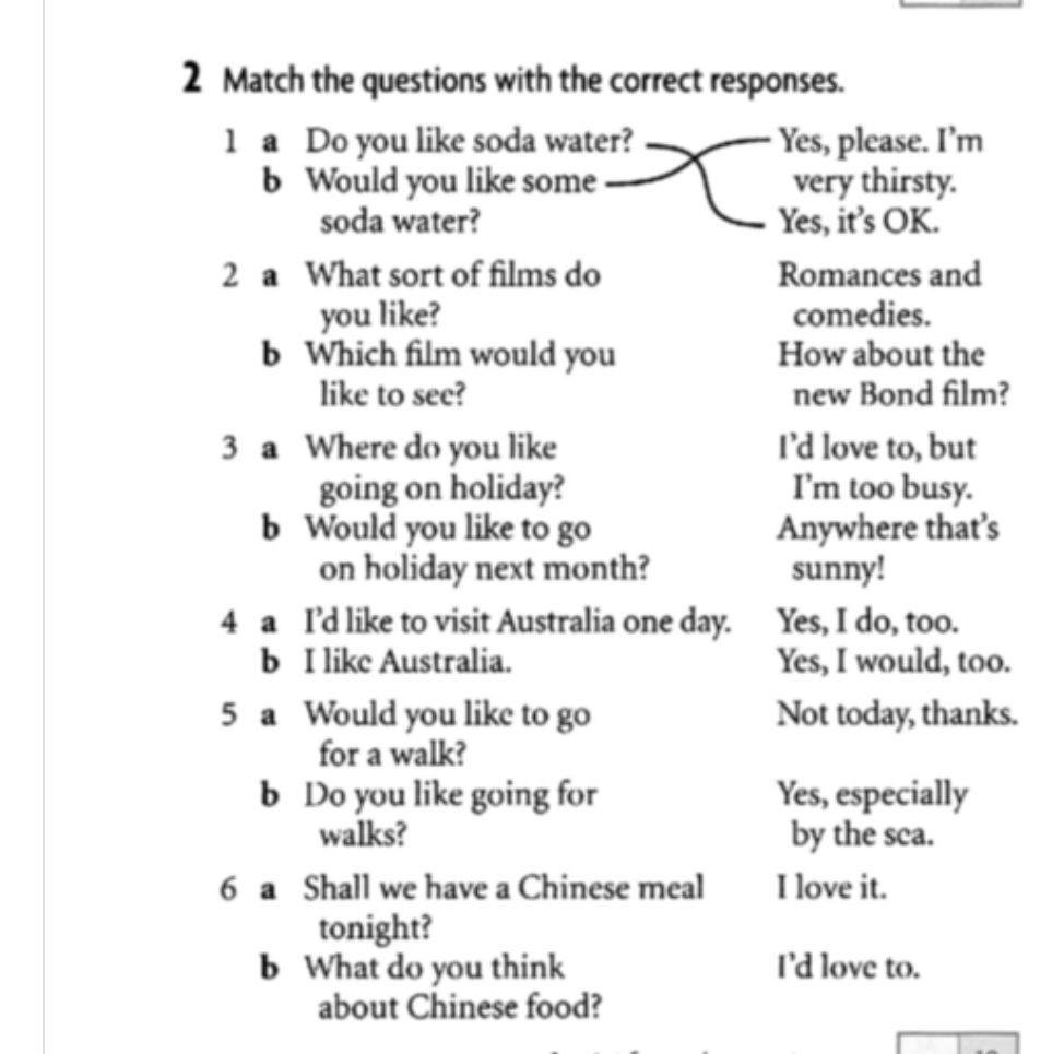 2 Match the questions with the correct | StudyX