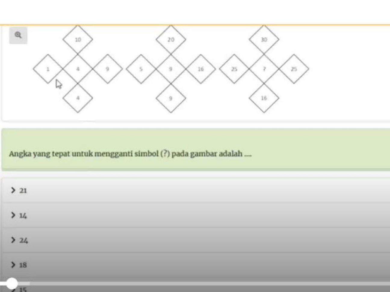 Angka yang tepat untuk mengganti simbol (?) | StudyX