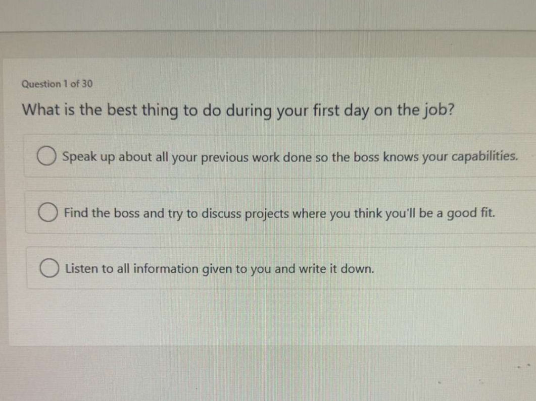 What is the best thing to do during your | StudyX