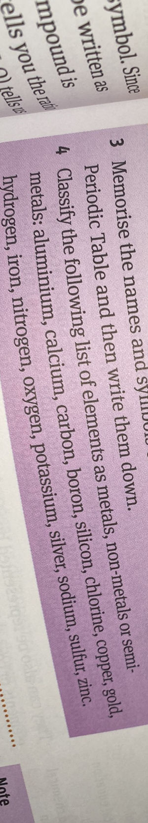 3 Memorise the names and syll Periodic Table | StudyX