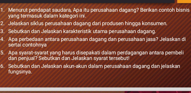 1. Menurut pendapat saudara, Apa itu | StudyX