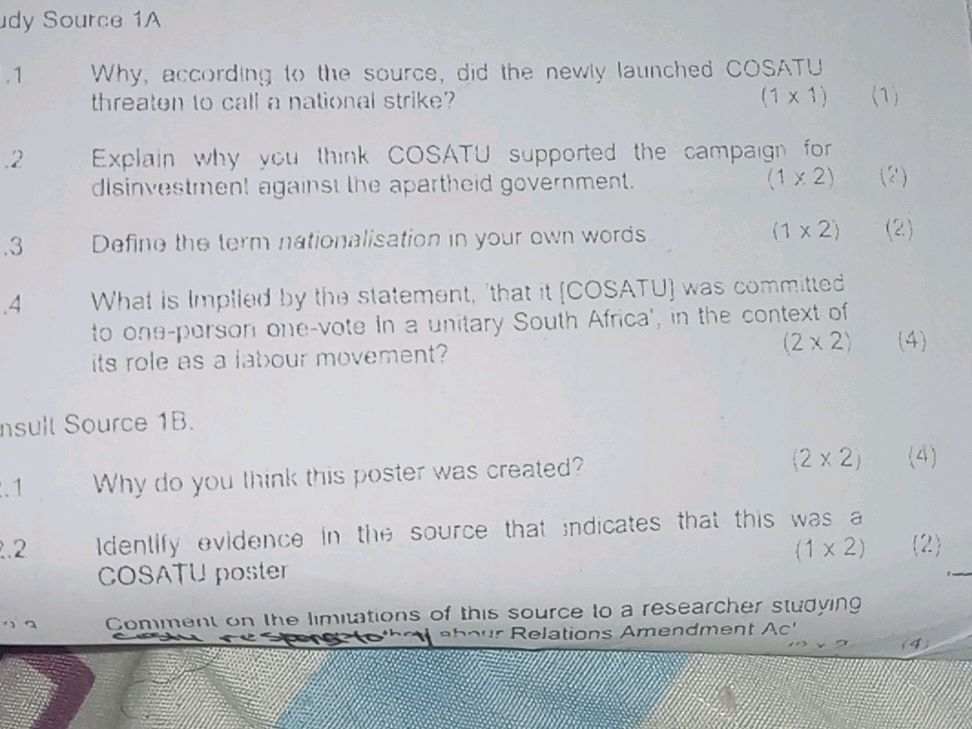 1. Why, according to the source, did the | StudyX