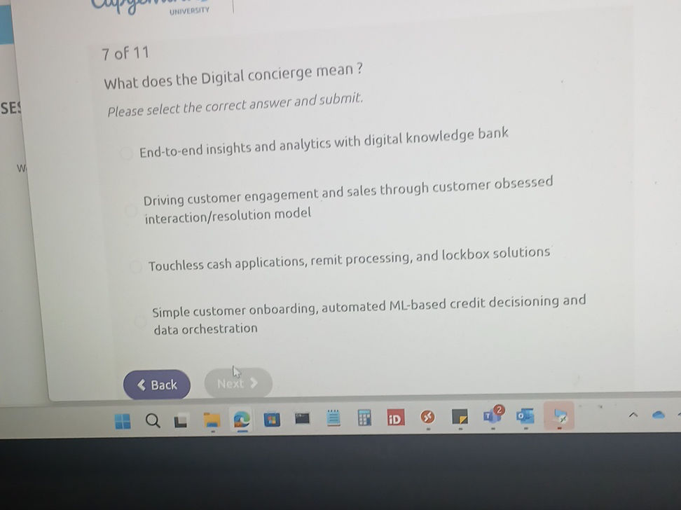 7 of 11 What does the Digital concierge | StudyX