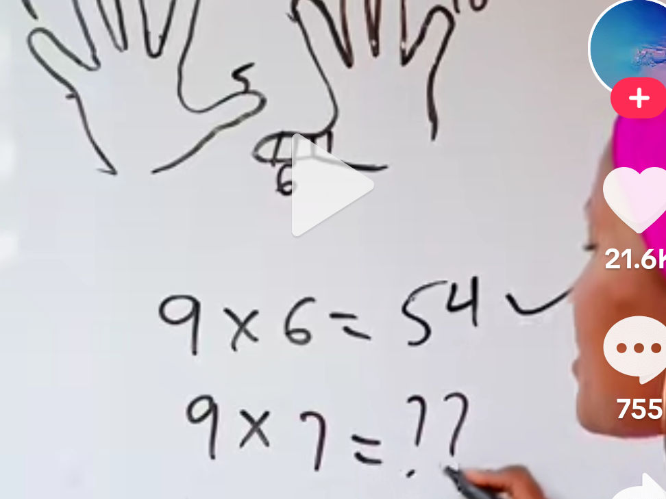 Multiplication: 9 x 7 = ? | StudyX