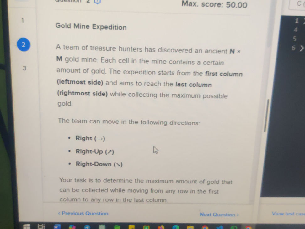 Gold Mine Expedition A team of treasure | StudyX