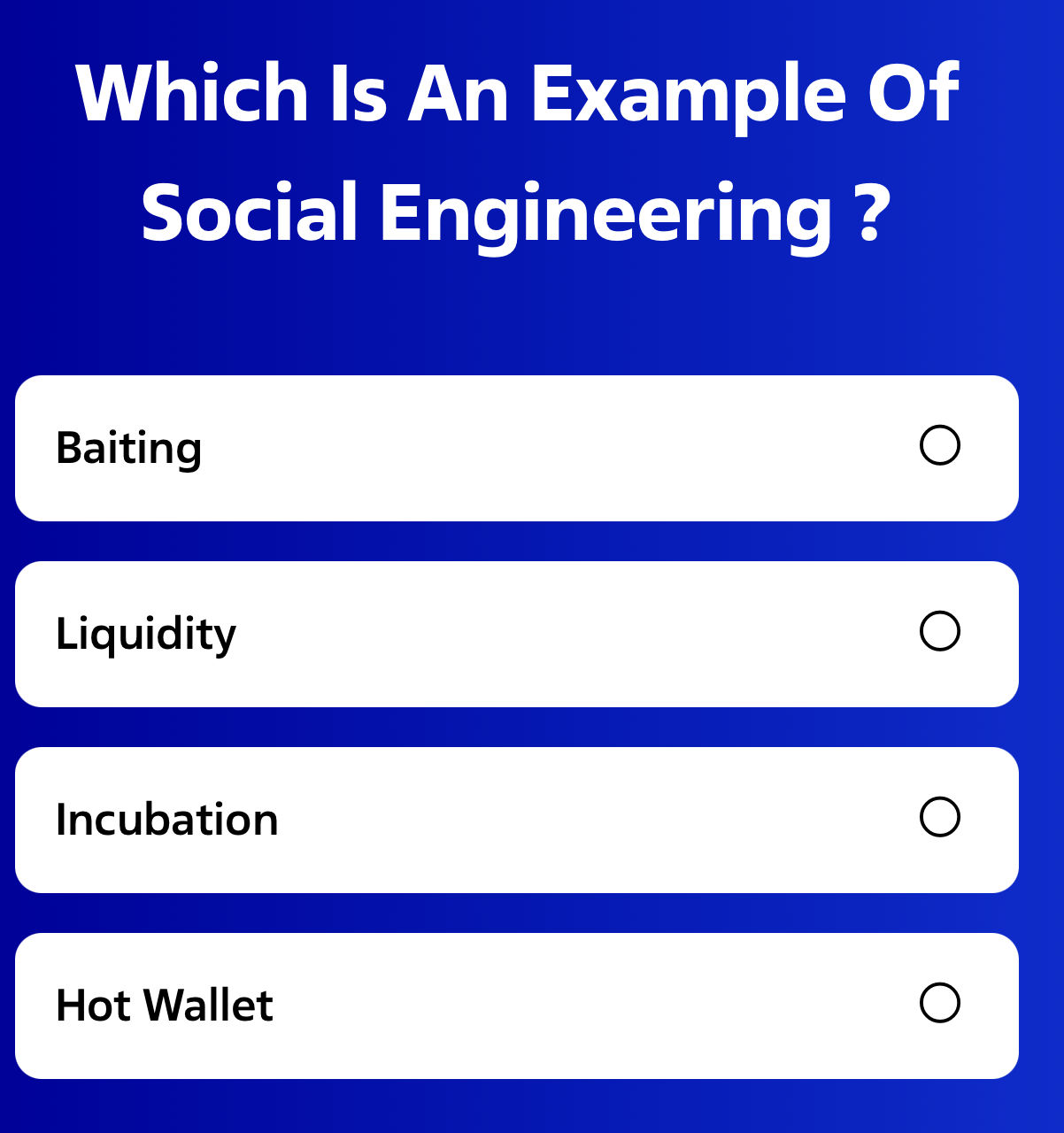 Which Is An Example Of Social Engineering ? | StudyX