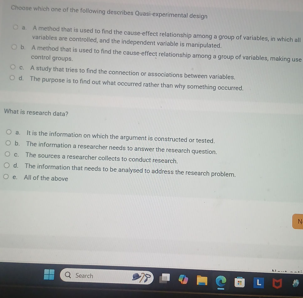 Choose which one of the following describes | StudyX