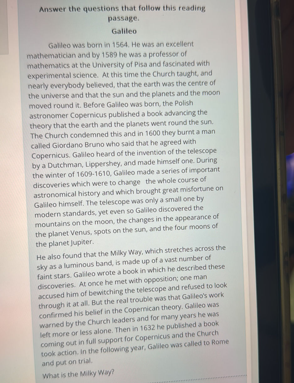 Answer the questions that follow this | StudyX