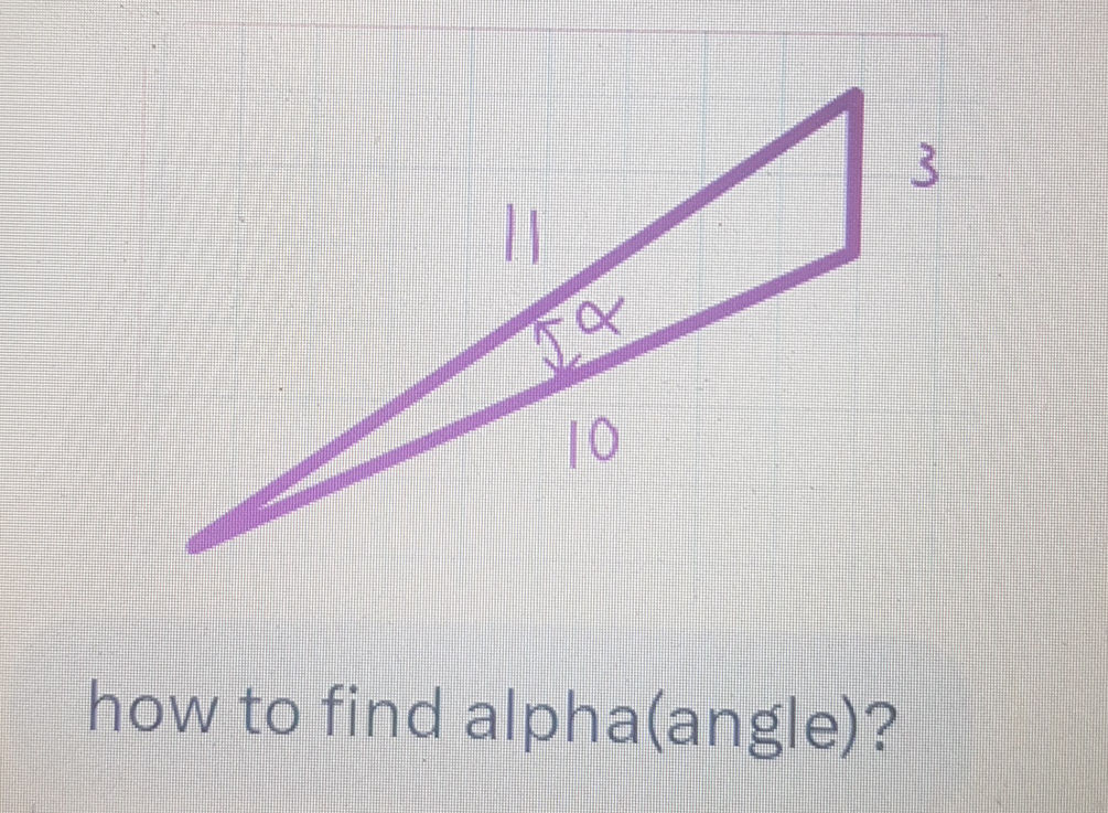 How to find an angle in a triangle | StudyX