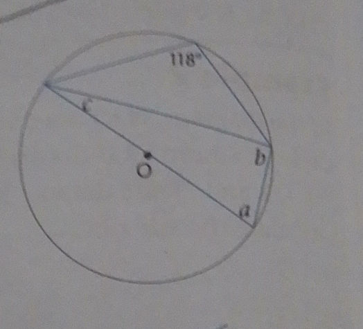 The image shows a circle with an inscribed | StudyX