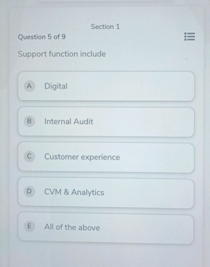 Support function include A Digital B | StudyX