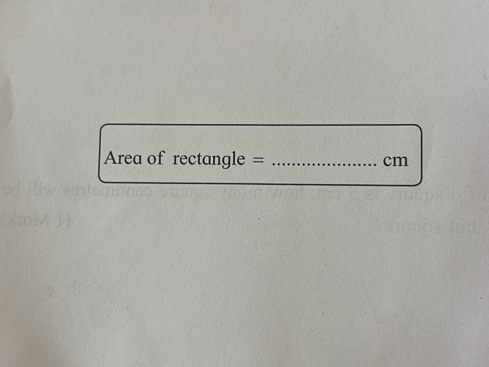Area of Rectangle Calculation | StudyX