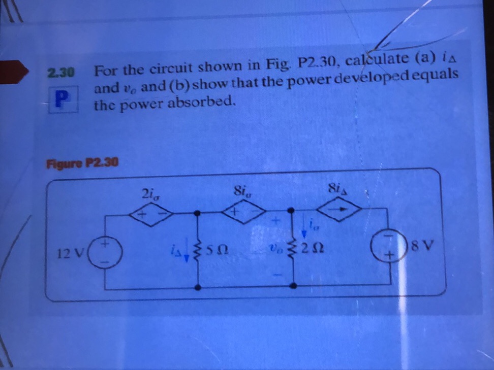 For the circuit shown in Fig. P2.30, | StudyX