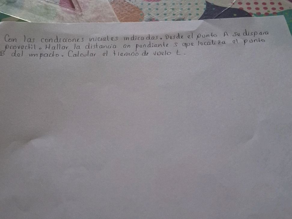 Con las condiciones iniciales indicadas. | StudyX