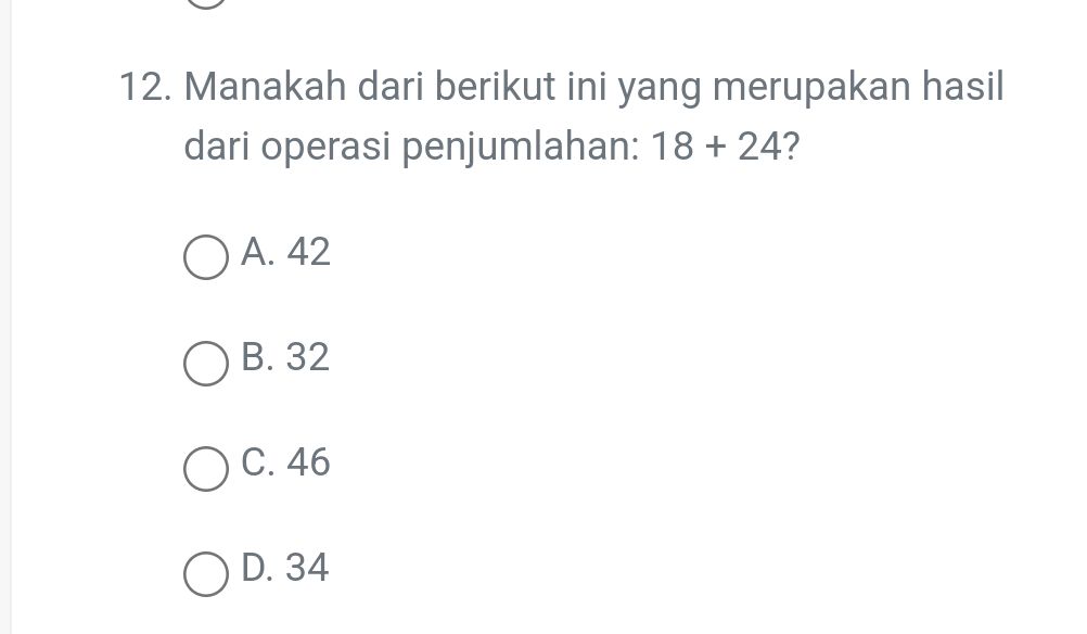12. Manakah dari berikut ini yang merupakan | StudyX